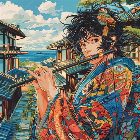 Personagem De Anime Japonês Foto Grátis