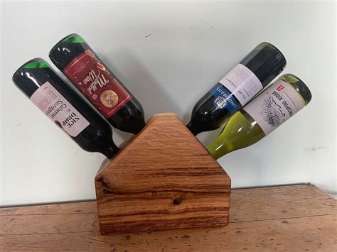 Solid Oak Wine Rack Etsy