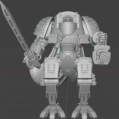 ⚔ Dreadknight Proxy・free Stl File For 3d Printing・cults