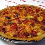 Pizza Con Camarones