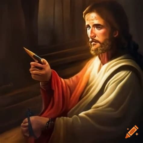 Renaissance Fresco Of Jesus By Michelangelo On Craiyon