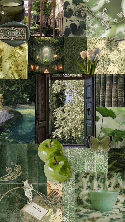 Vintage Green Aesthetic Wallpaper For Timeless Decor