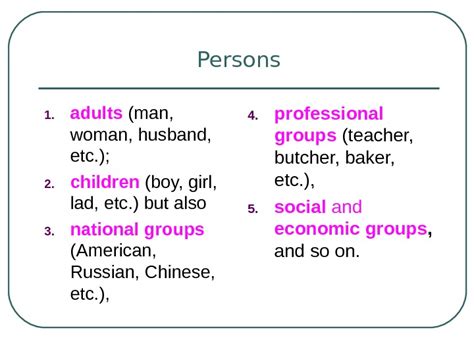 Intralinguistic Relations Of Words Types Of Semantic Relations