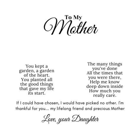 Message Card For Mother To My Mom Quotes Message For Mom From