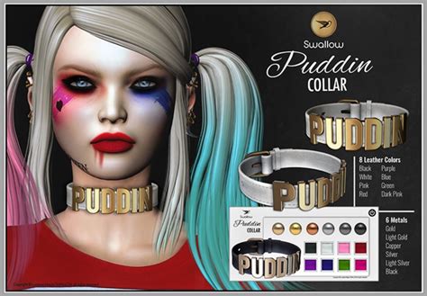 Second Life Marketplace Swallow Harl3y Quinn Puddin Collar