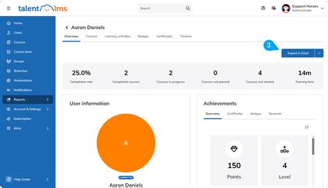 How To Export User Reports In Talentlms Talentlms Support Help Center