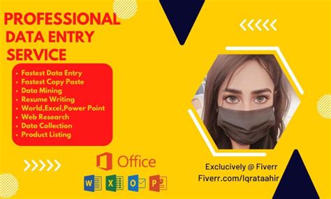 do data entry typing copy paste web research excel data entry or