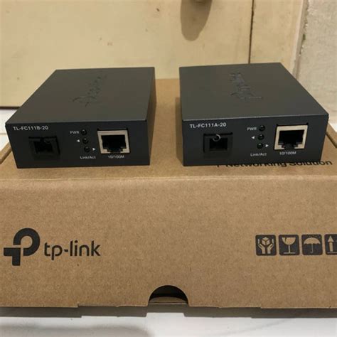 Jual TP-LINK TL-FC111A-20 + TL-FC111B-20 TPLink Media Converter FO To ...