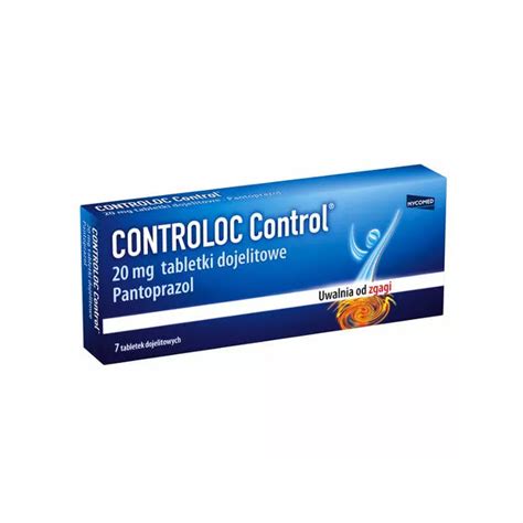 Controloc Control 20 Mg 7 Tabletek Dojelitowych Opinie Skład I Cena ️ Apteka Nowa Farmacja