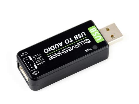 Buy Waveshare Usb Sound Card Usb Audio Module External Audio Converter