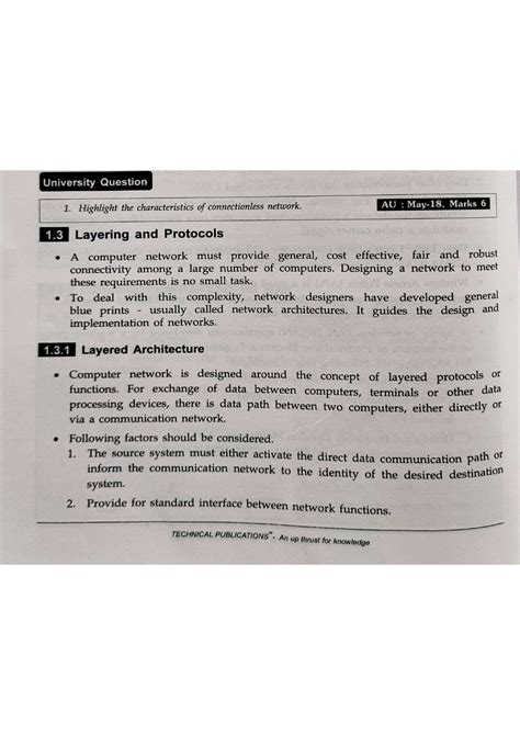 layering and protocols explanation and performance communication