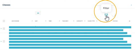 How To Filter All Classes By Status In Class Module Flavor