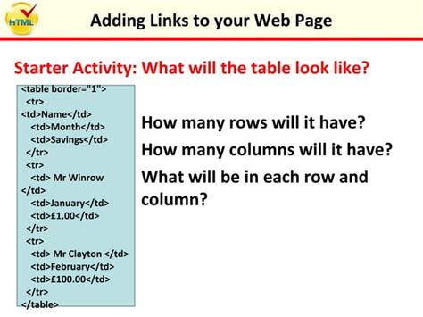 Adding links to your web page | PPT