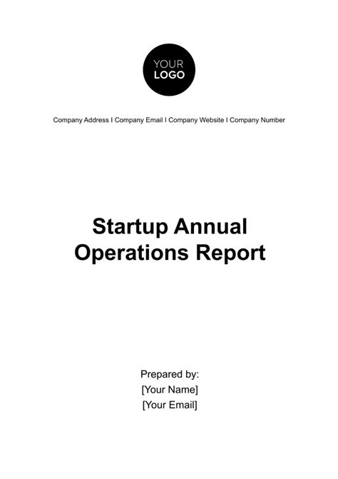 Operations Summary Report