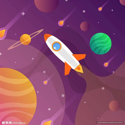 火箭 设计图 广告设计 广告设计 设计图库 昵图网
