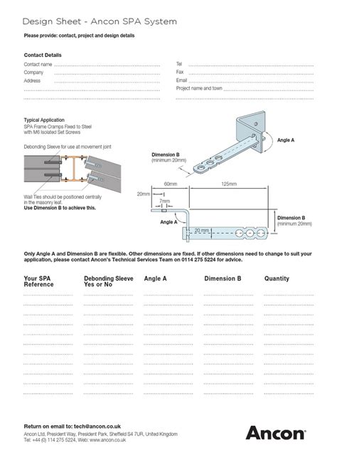 Ancon Spa System Design Specifications Pdf