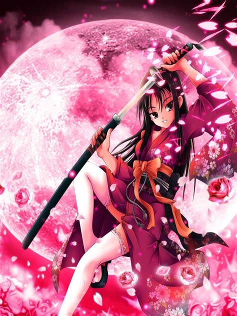 Mobile Ninja Girl Wallpapers Wallpaper Cave