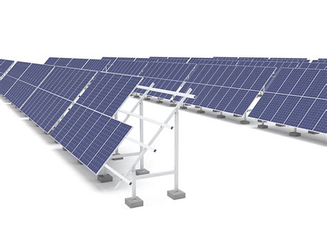 태양광 시설 모델링 렌더링