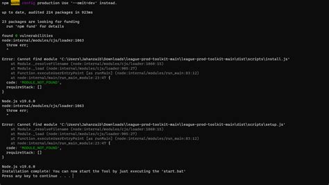 Question Install Fails With Missing Modules · Issue 235 · Rcvolusleague Prod Toolkit · Github
