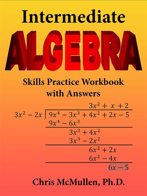 Intermediate Algebra Skills Practice Workbook With Answers Functions