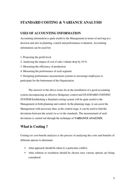 Pdf Standard Costing Final Dokumen Tips