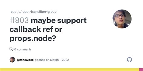 Maybe Support Callback Ref Or Propsnode · Issue 803 · Reactjsreact