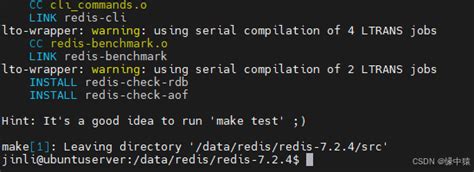Ubuntu系统中redis的安装步骤及服务配置ubuntu安装redis Csdn博客 Ubuntu系统中redis的安装步骤及服务配置ubuntu安装redis Csdn博客