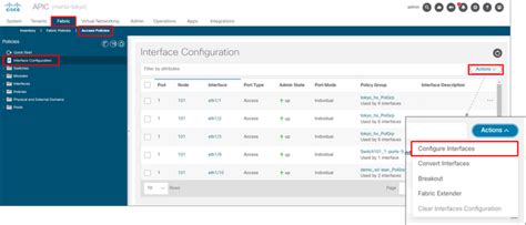 Aci：interface Configuration Version 6 0 5 2 7 Or Later Cisco