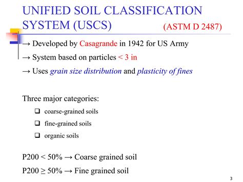 Geotechnical Engineering I [lec 11 Uscs And Aashto] Ppsx