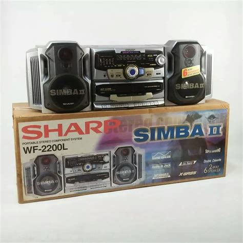 Jual Beli Tape Deck Radio Ampli Equalizer Speaker Bekas Seluruh Indonesia Sharp Simba Ii Wf