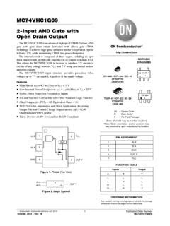 MC74VHC1G09 2 Input AND Gate With Open Mc74vhc1g09 2 Input And Gate With Open Pdf PDF4PRO
