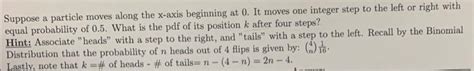 Solved Suppose A Particle Moves Along The X Axis Beginning