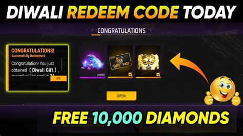 Diwali Special Redeem Code Free Rewards Diwali Redeem Code Today