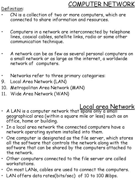 Computer Network1 Pdf Network Topology Osi Model