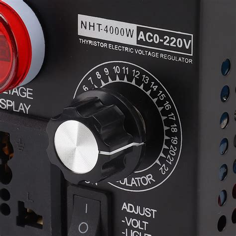 Buy NHT-4000W AC 220V 4000W Electronic Variable Voltage Regulator Speed ...