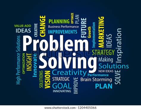 Problem Solving Word Cloud Stock Illustration Shutterstock