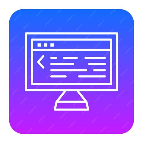 Premium Vector Code Terminal Vector Illustration