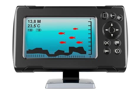 Fish Finder Portable Fish Scanner With Lcd Screen 3d Rendering Isolated Fish Finder Portable Fish Scanner With Lcd Screen 3d Rendering Isolated