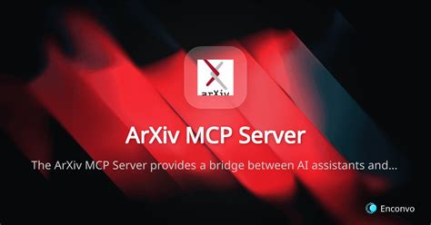 Enconvo Mcp Store Arxiv Mcp Server