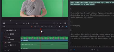 Exploring Text Based Editing In Davinci Resolve Hollyland
