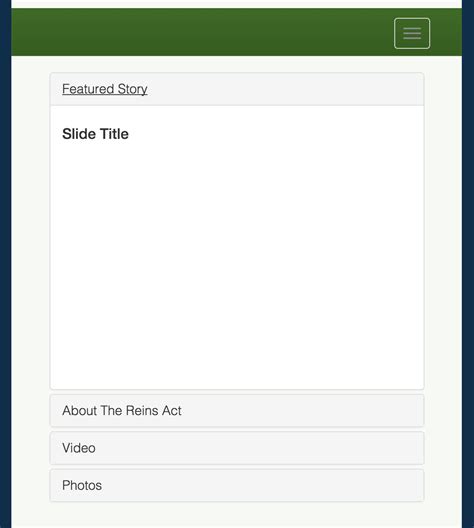 Html Bootstrap Responsive Horizontal Accordion Panels Stack Overflow