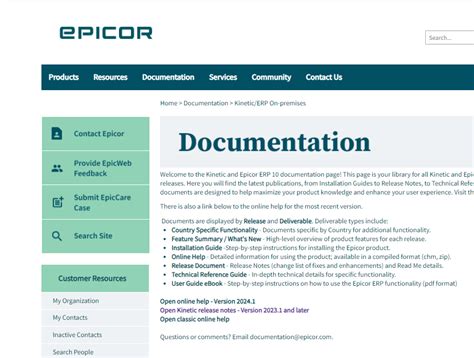 Kinetic 2024 1 Release Date Page 2 Kinetic Erp Epicor User Help