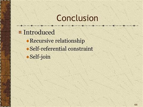 one to one and recursive relationships ppt download