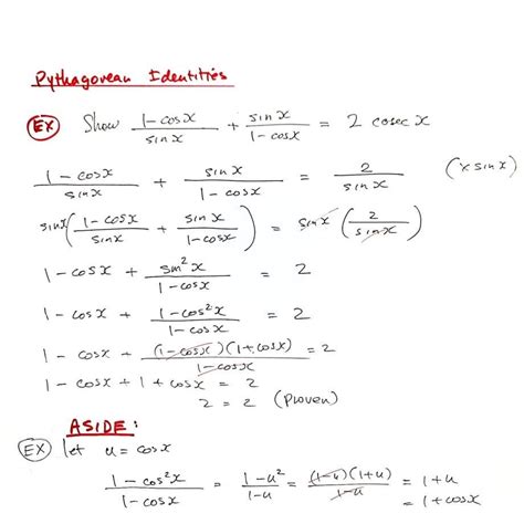Pythagorean Identities By Precalc Tutor For Hire Rcalculustutor1234