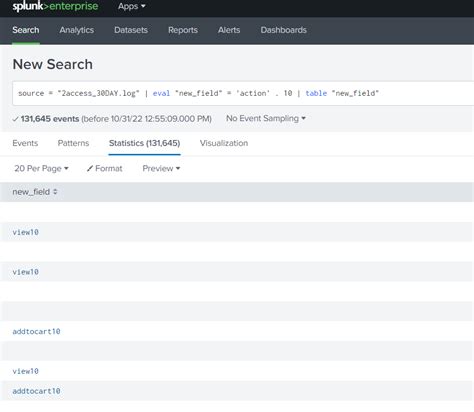 solved is it possible to concatenate string with a number splunk