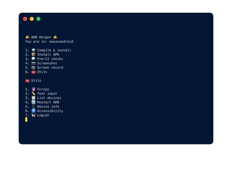 Github St F Adb Helper Adb Cli Toolbox Focused On Productivity