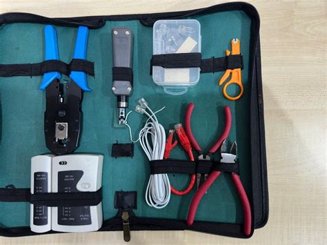 Rj45 Network Toolkit Extra Adapter And Extra Cap Computers And Tech Parts And Accessories