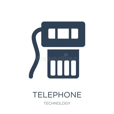 Telephone Connector Icon In Trendy Design Style Telephone Connector Icon Isolated On White
