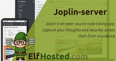 Elf Hosted Joplin Server 🧝 Elfhosted Elf Hosted Joplin Server 🧝 Elfhosted