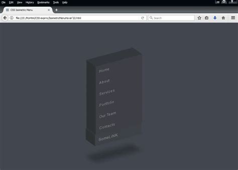 Isometric Menu Hover Htmlcss I Create Isometric Menu Hover Using